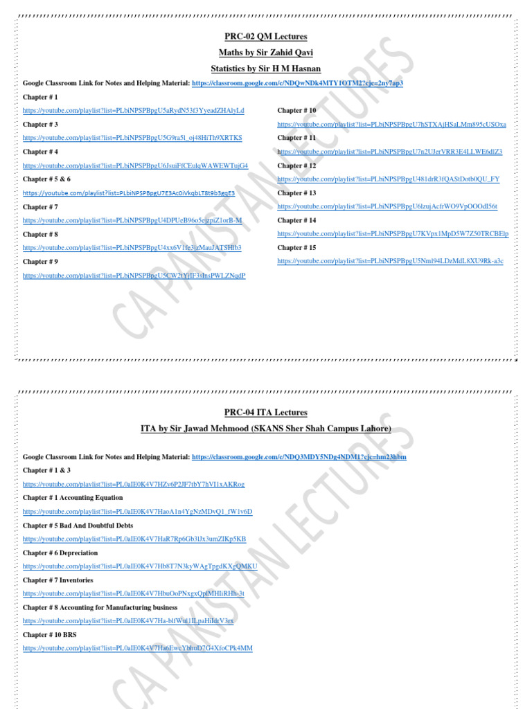 PRC Lectures | PDF PRC Lectures | PDF