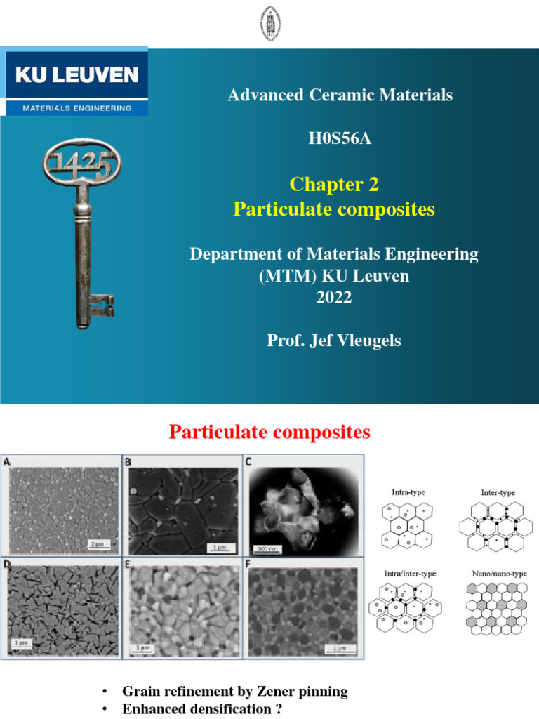 Chapter 2 Particulate Composites | Download Free PDF | Fracture | Sintering