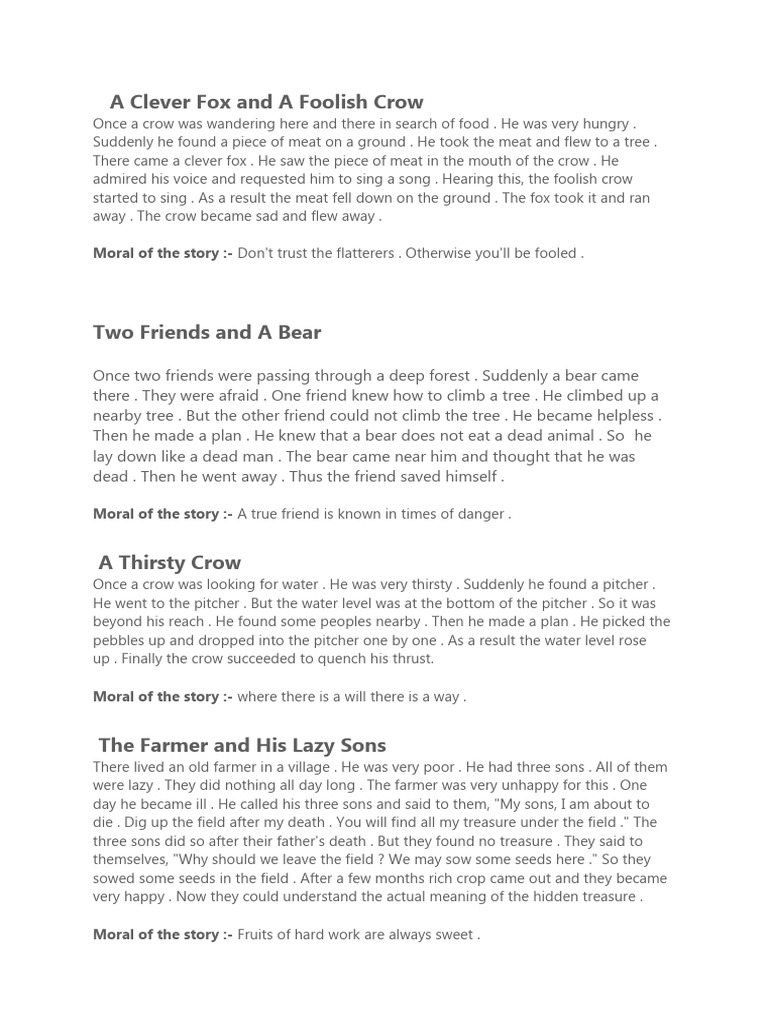 10 Lines Story | PDF | Poetry