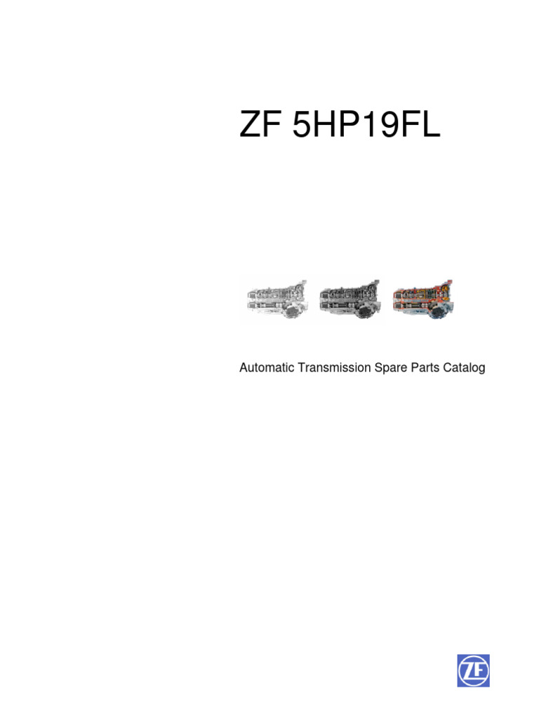 5HP19FL Porsche Automotiv ZF Gearbox | PDF | Axle | Manual Transmission