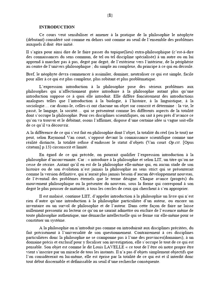 Introduction à la philosophie moderne | PDF | Science | Vérité