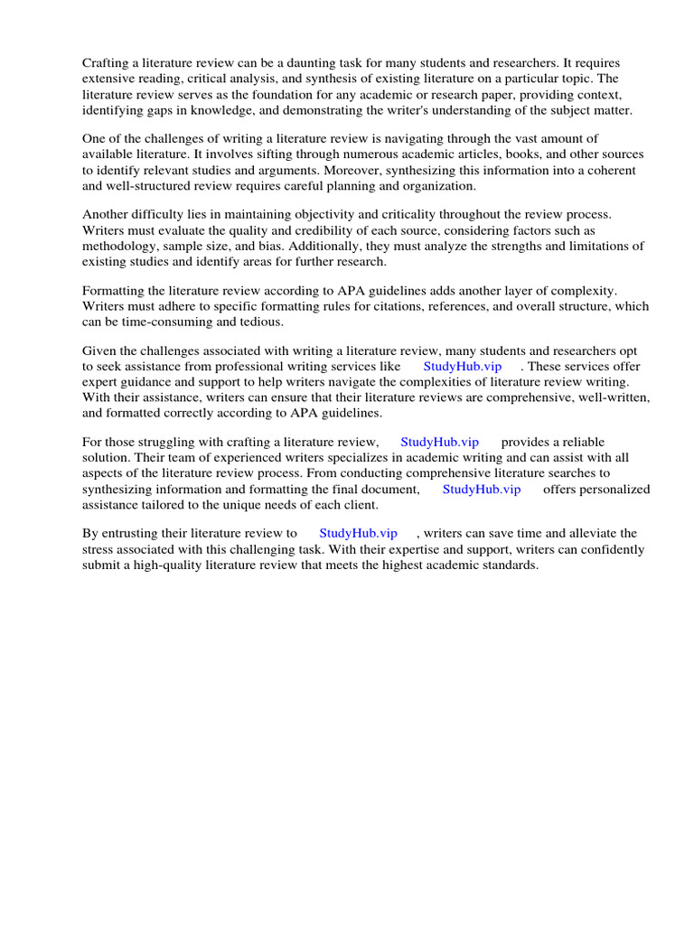 Apa Literature Review Abstract Example | Download Free PDF | Apa Style ... Apa Literature Review Abstract Example | Download Free PDF | Apa Style ...