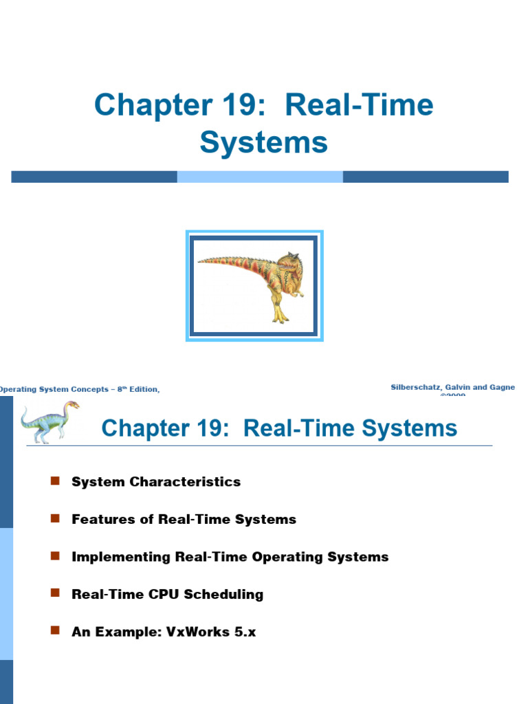 Ch19 Real Time Systems Pdf Operating System Scheduling Computing 