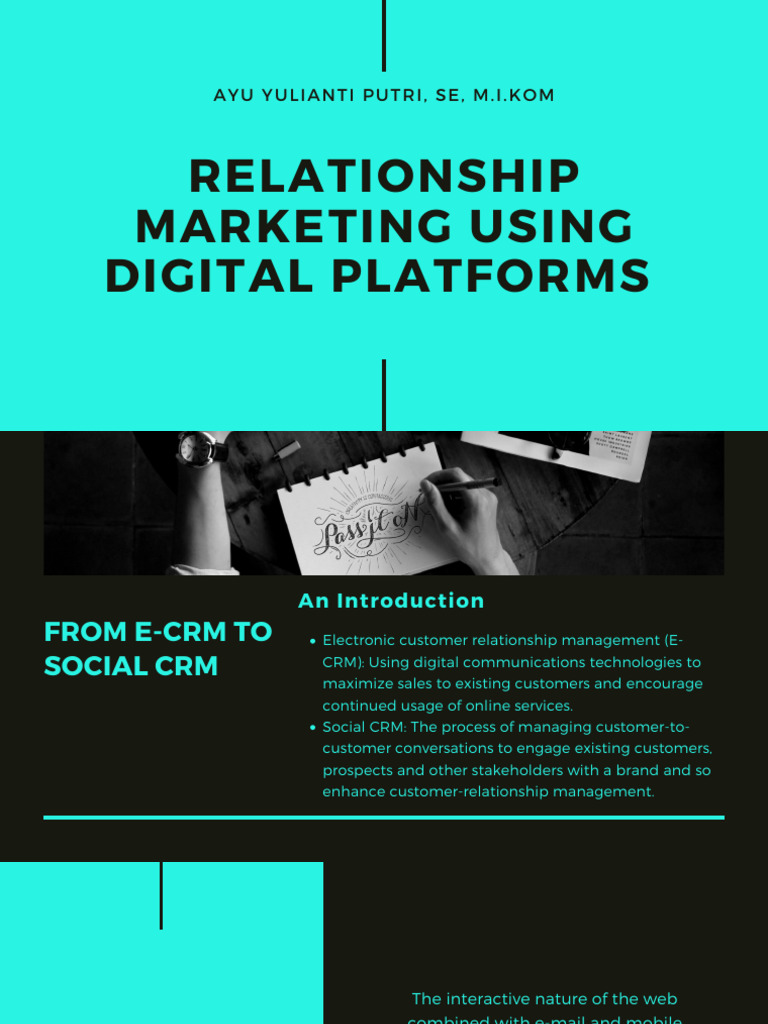 Relationship Marketing Using Digital Platforms | PDF | Customer ...