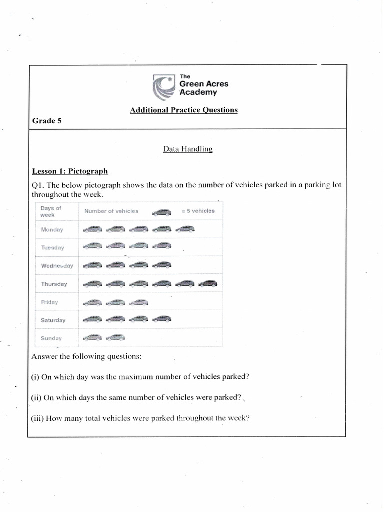 Additional Practice Worksheet | PDF