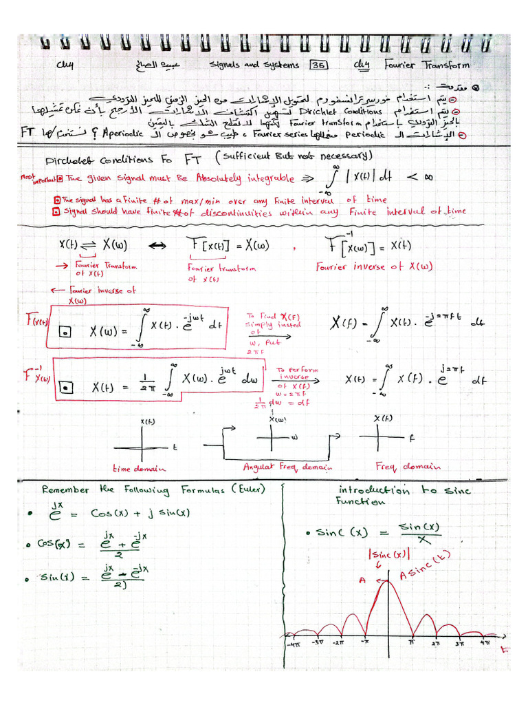 CH4 (ملخص) Signals and Systems | PDF