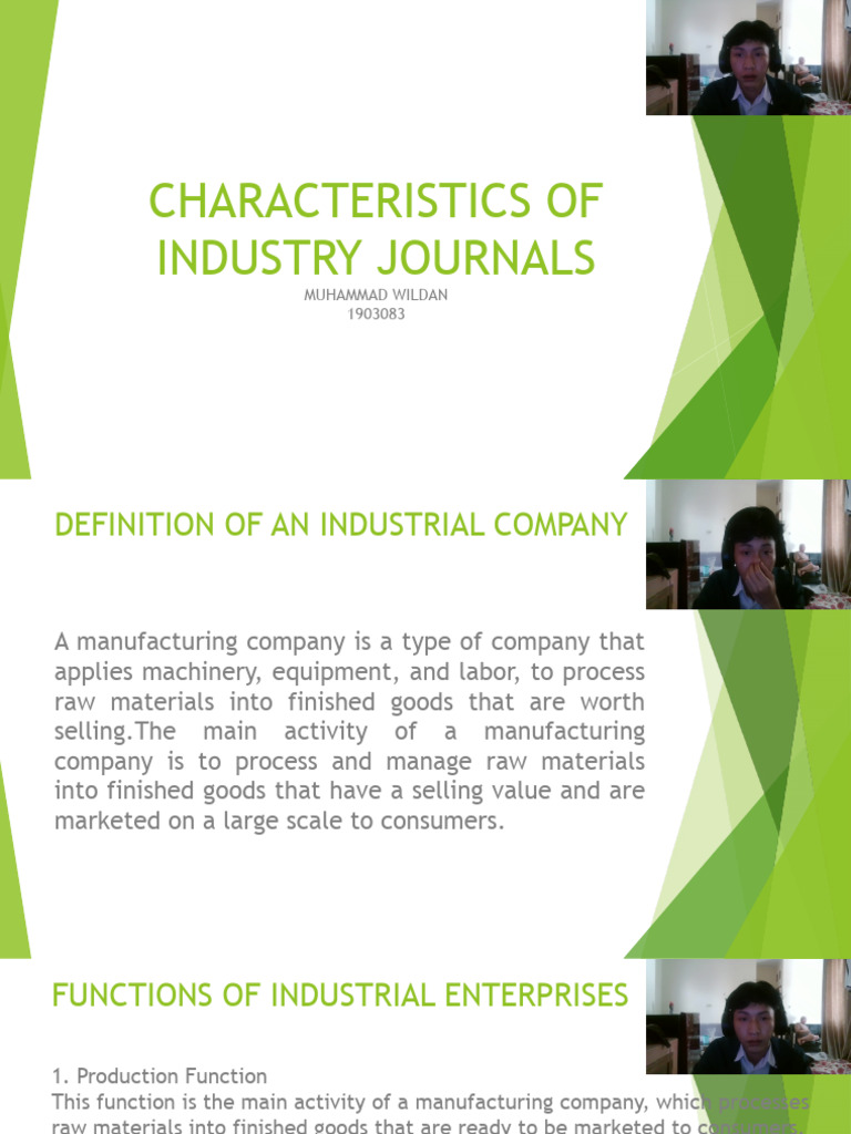 Characteristics of Industrial Companies | PDF | Marketing | Cost