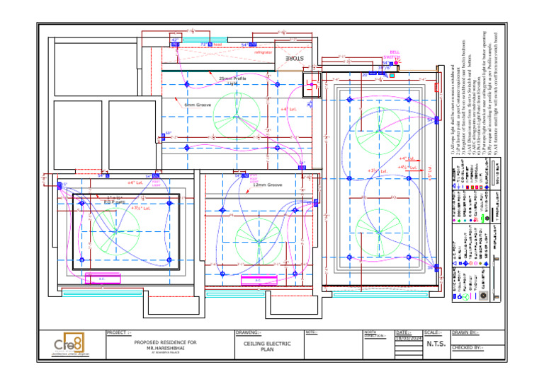 Ceiling Electric Plan | PDF | Equipment | Manufactured Goods