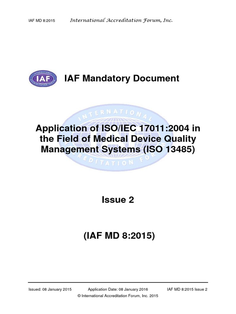 MD08 2015 App17011MedicalDeviceQMS | PDF | Medical Device | Quality Management