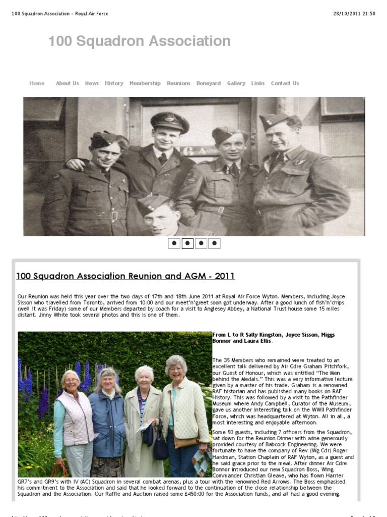 100 Squadron Association - Royal Air Force | PDF | Royal Air Force ...