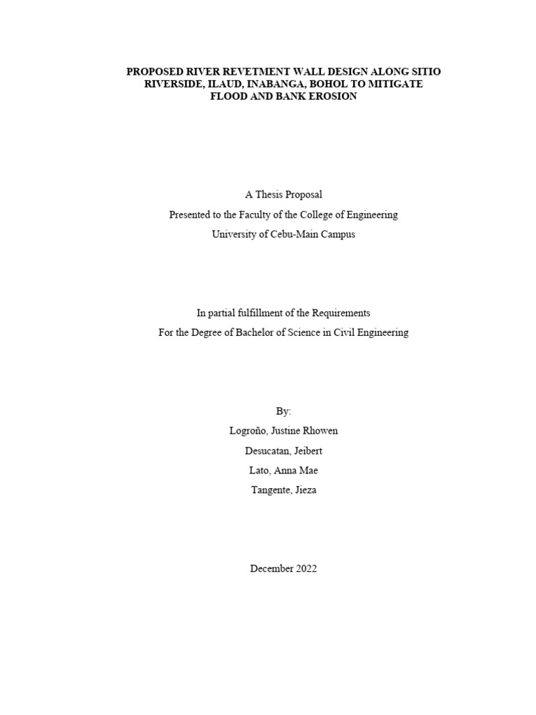 Surviben Final Manuscript | PDF | Flood | Erosion