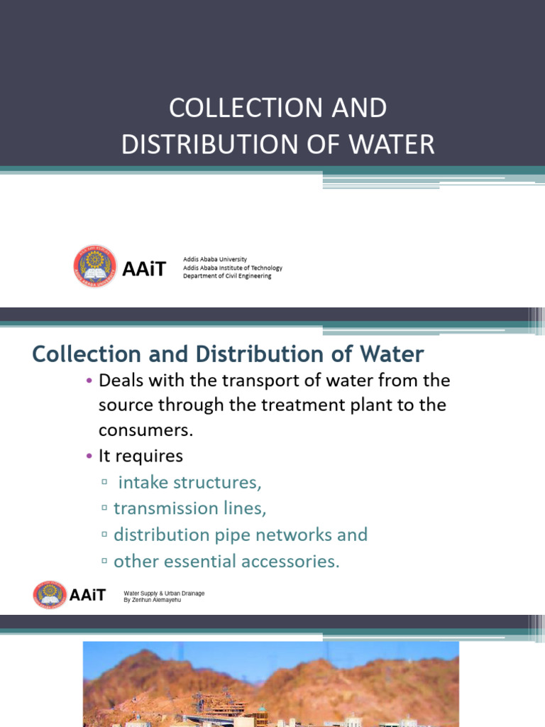 Water Collection and Distribution Systems | PDF | Pump | Water Supply
