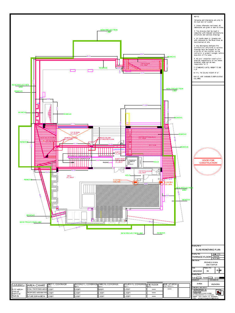 TERRACE FLOOR SLAB REMOVING PLAN | PDF