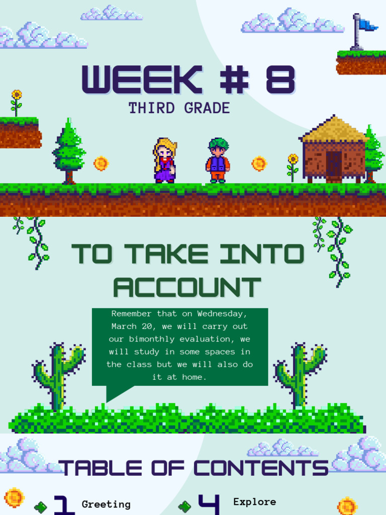 WEEK 8 Third Grade | PDF