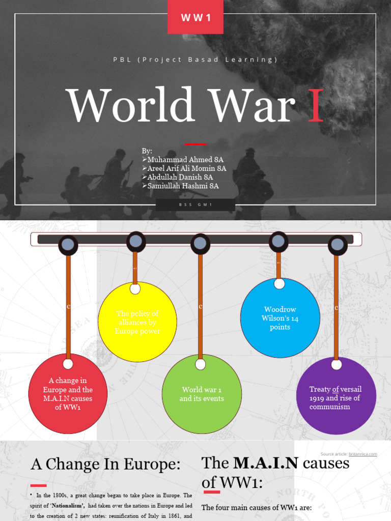 WW1 World Warhhhhhhhh | PDF | World War I | Treaty Of Versailles