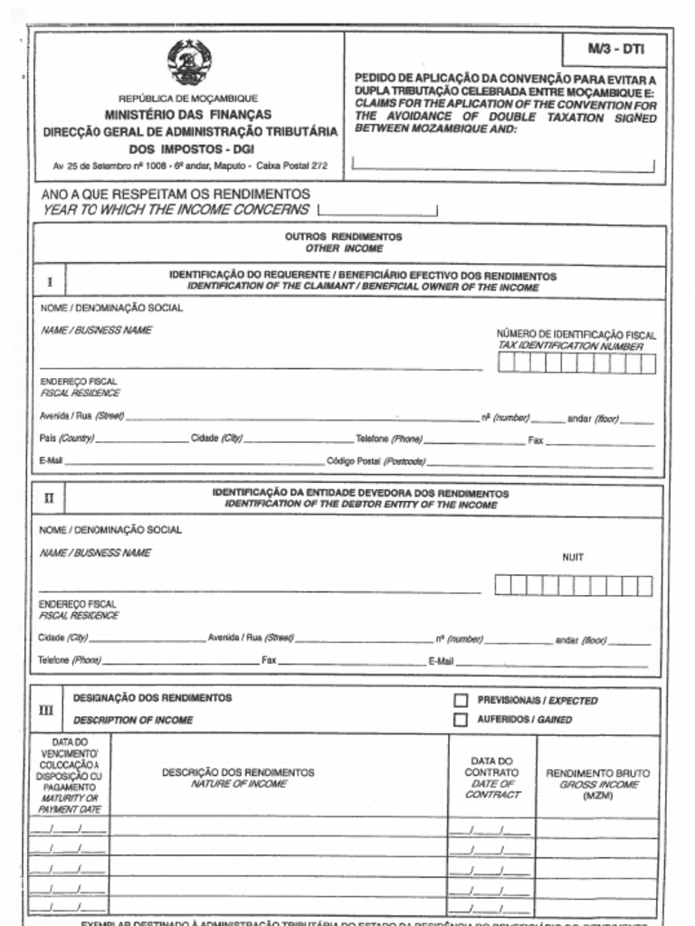 Modelo 3 AT Beneficiario | PDF