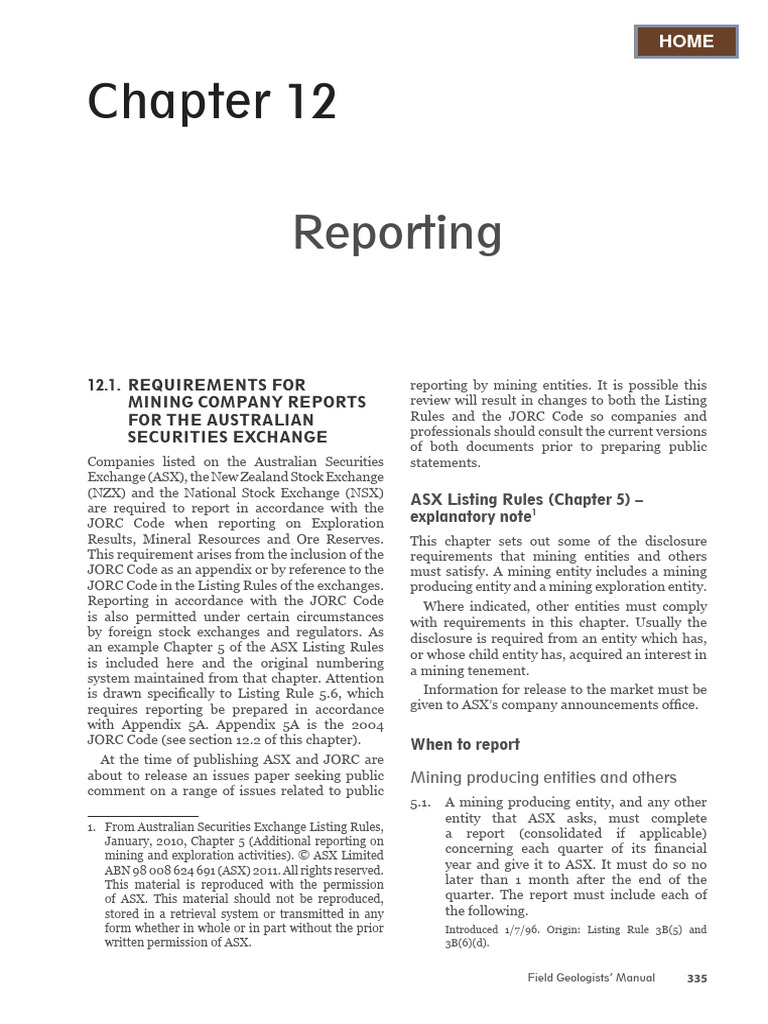 Chapter 12 | PDF | Mining | Ore