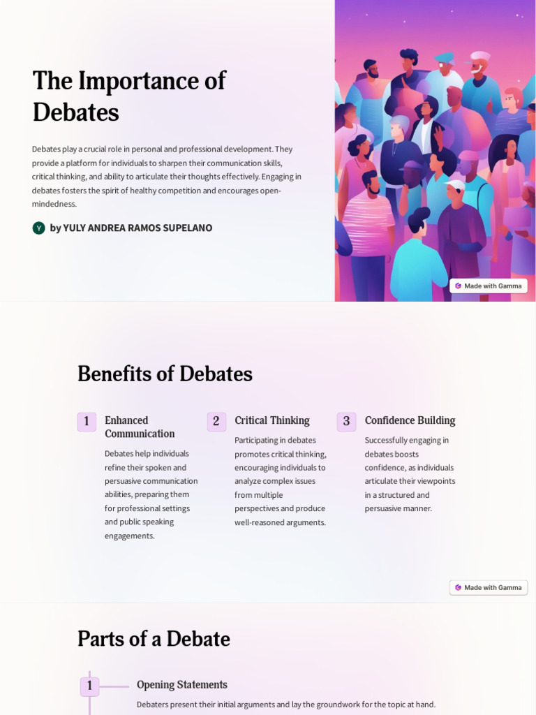 The-Importance-of-Debates | PDF | Psychological Concepts | Cognitive ...