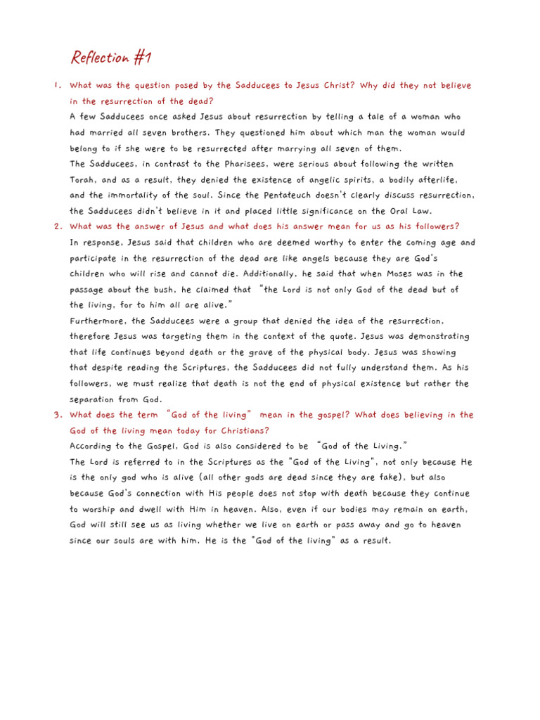 christian reflections | PDF | John The Baptist | Jesus