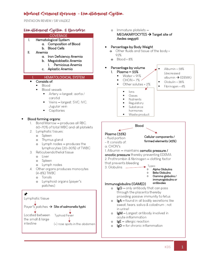 MS - Hema | PDF | Anemia | White Blood Cell