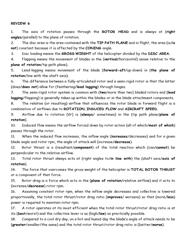 Helicopter Rotor Dynamics Explained | PDF | Helicopter Rotor | Helicopter