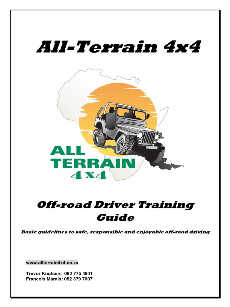 Offroad Training Guide 2020 | PDF | Manual Transmission | Four Wheel Drive