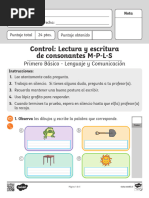 Lectura de la Letra N para Primer Grado | PDF