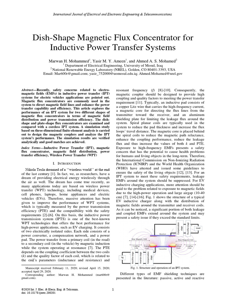 Wireless power transfer | PDF | Inductor | Electronics