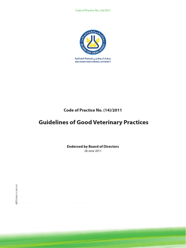 COP Guidelines of Good Veterinary Practices | PDF | Antimicrobial ...