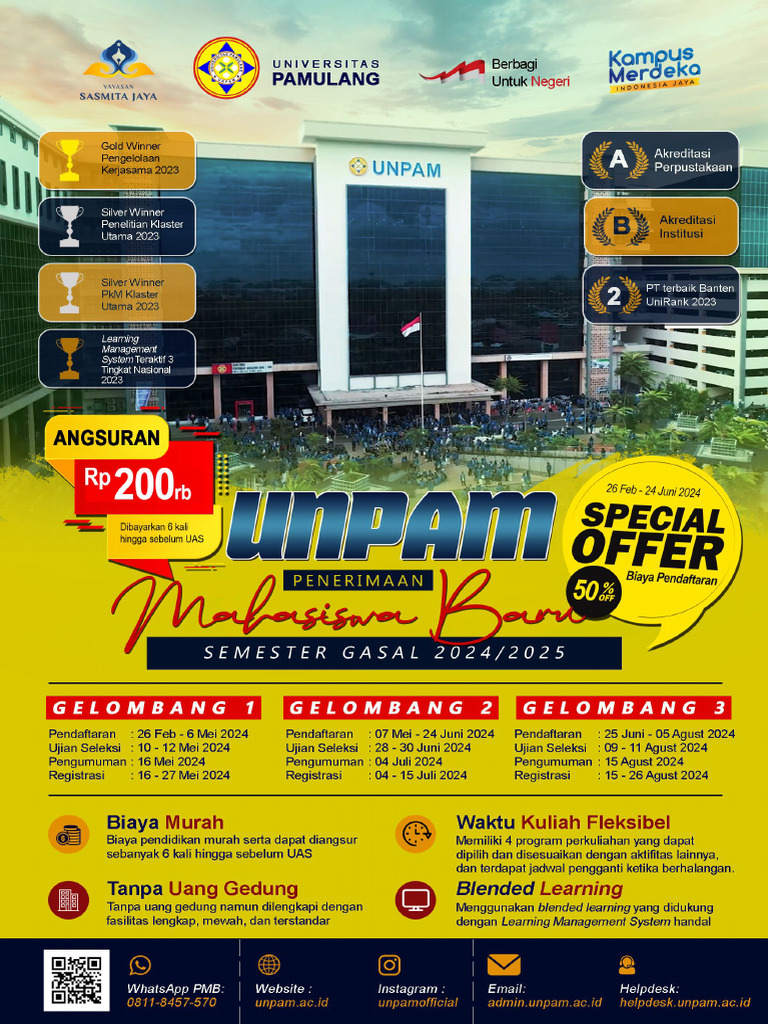 Brosur Unpam Gasal.2 2024 2025 | PDF
