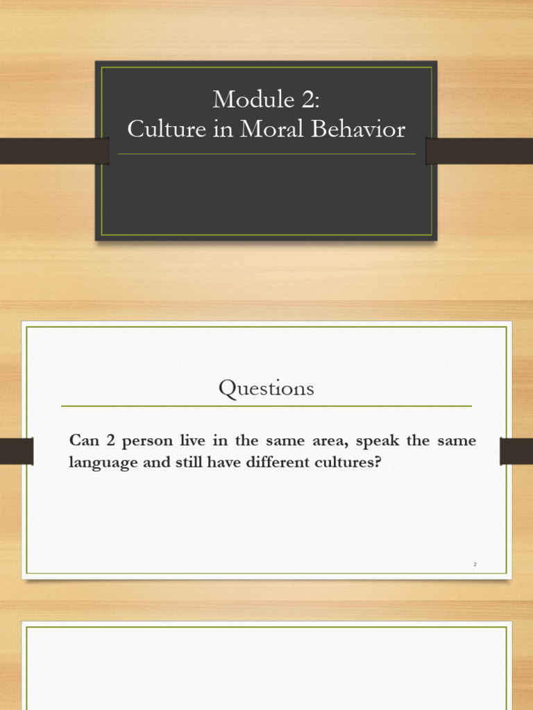 Lesson 2 3 | PDF | Morality | Liberal Arts Education