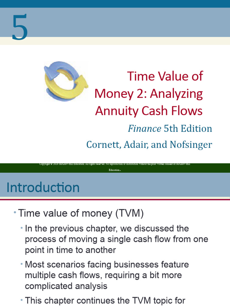 Cornett Finance 5e Chapter 05 PPT Modified | PDF | Present Value | Interest