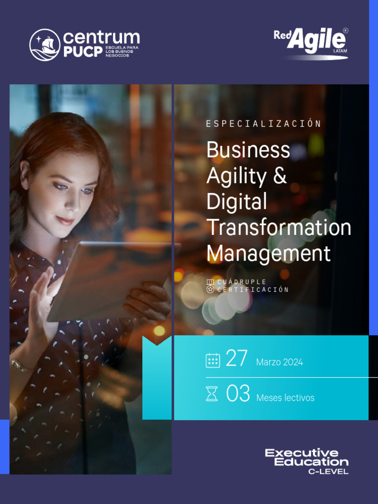 Brochure Especializacion Business Agility Digital Transformation Management Mar2024 v3 | PDF ...