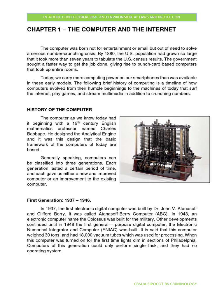 Chapter 1 | Download Free PDF | Computer Hardware | Personal Computers