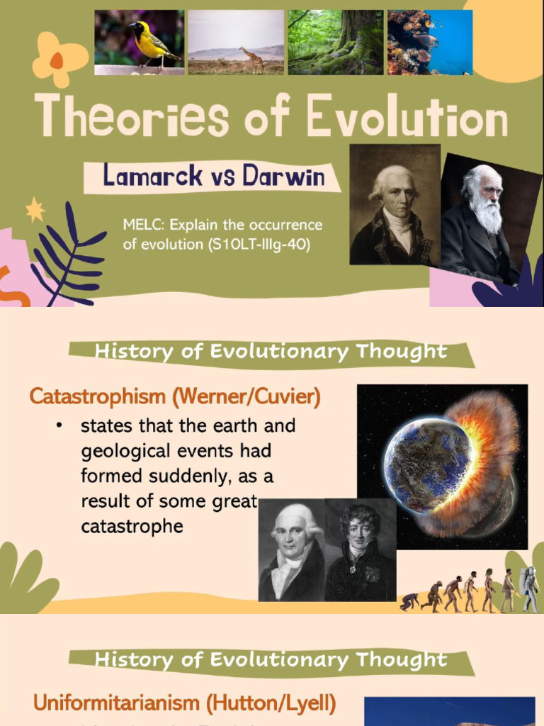 Theories of Evolution | PDF
