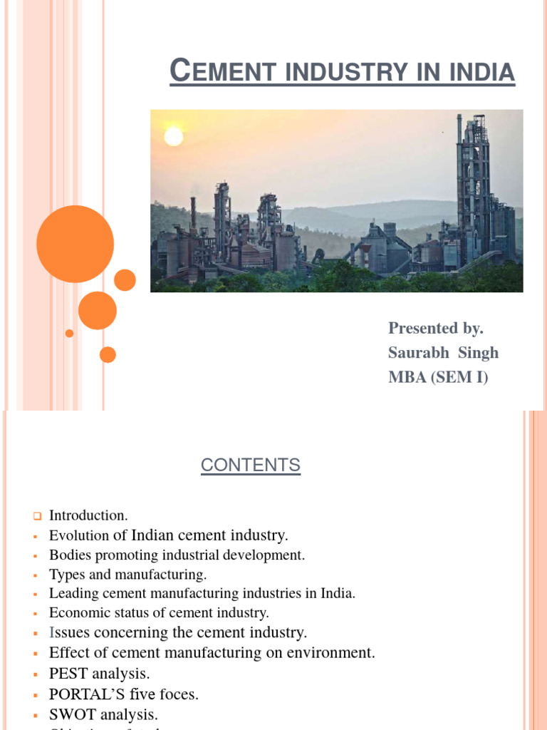 Cement Industry in India by Saurabh | Download Free PDF | Cement ...