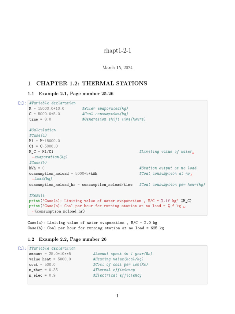 chapt1-2-1 | PDF | Power Station | Watt