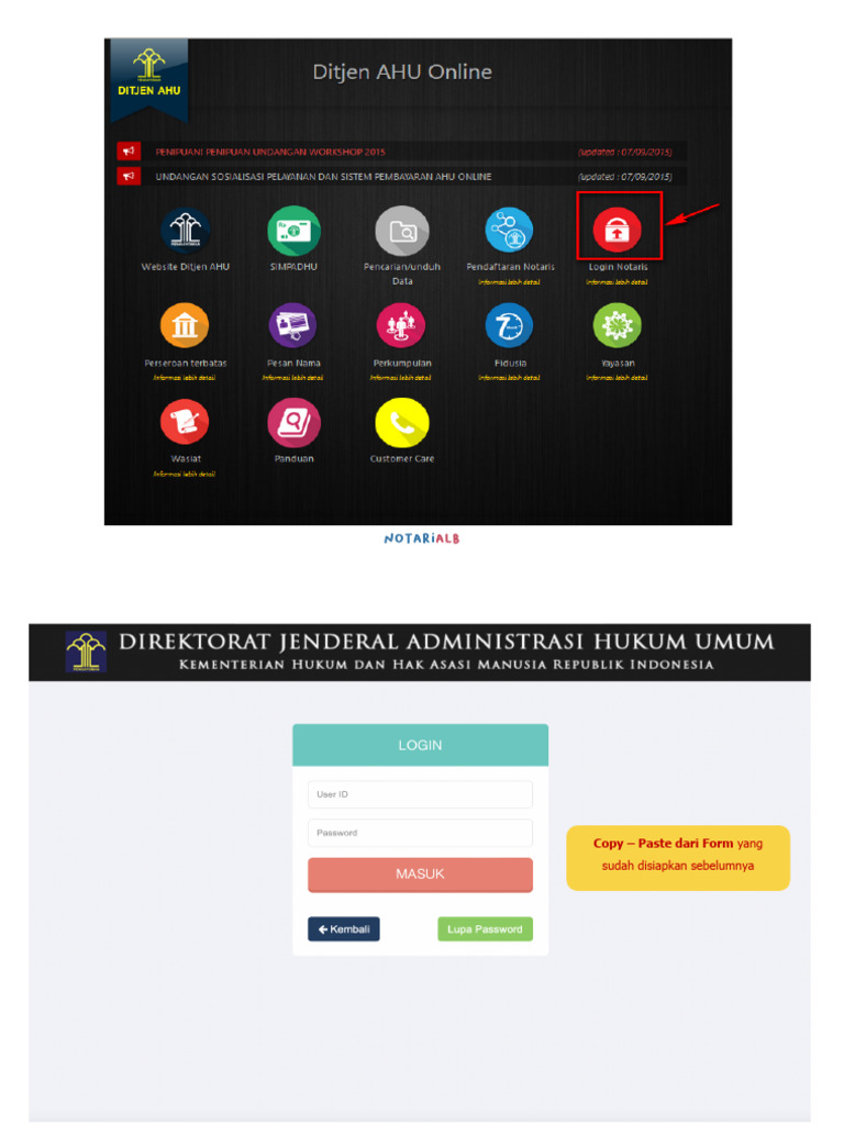 Panduan Penggunaan Kode Voucher AHU | PDF