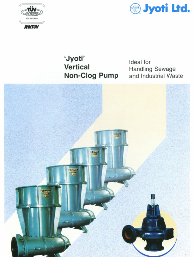 Vertical Non Clog Pump | PDF