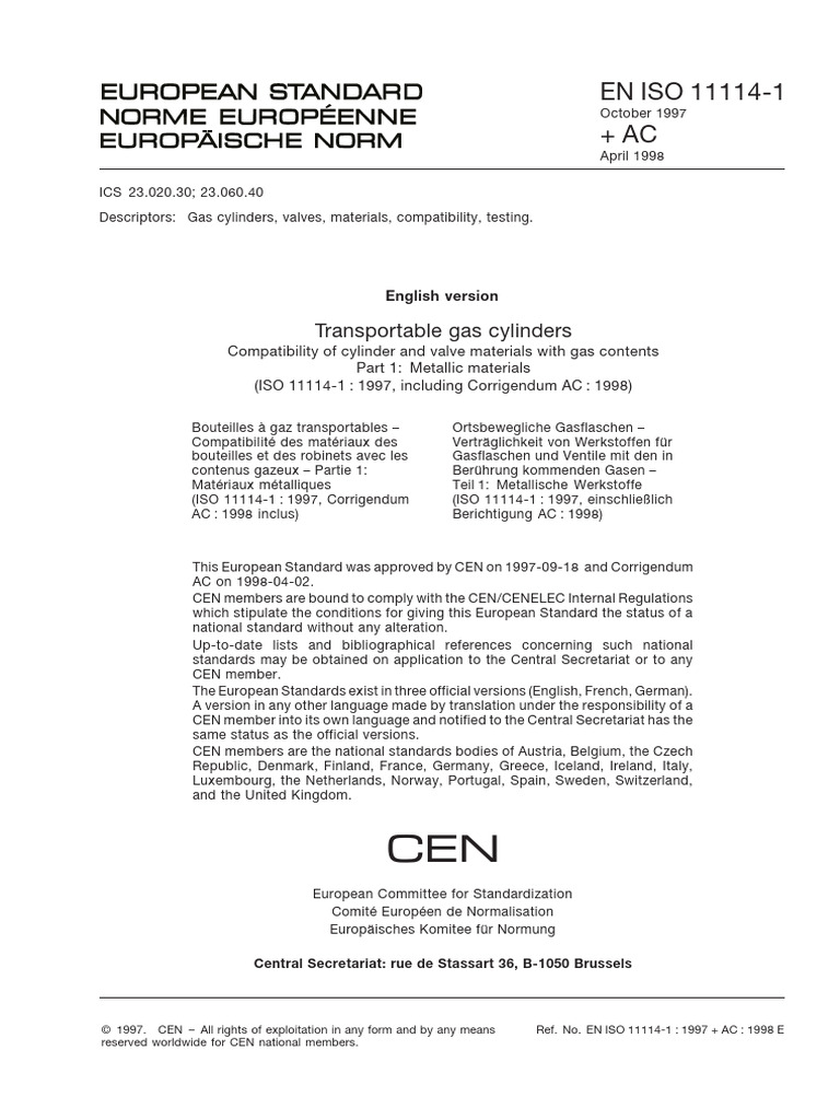 Dokumen.tips en Iso 11114 1 | PDF | Ultimate Tensile Strength | Materials