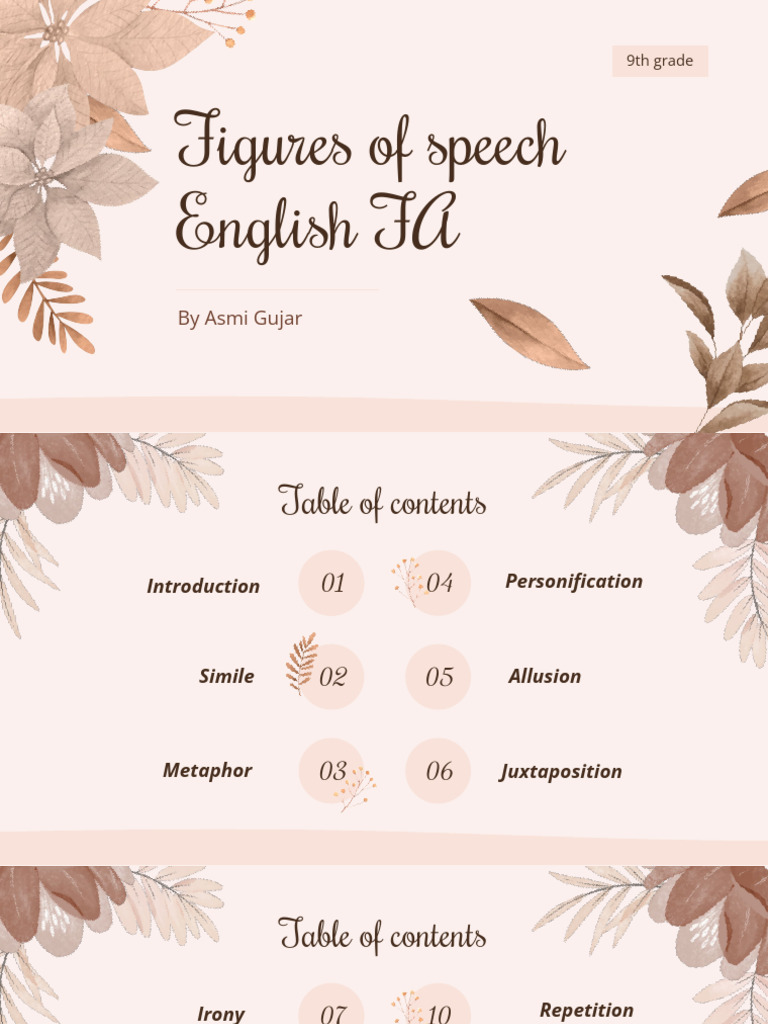Understanding Figures of Speech | PDF | Satire | Metaphor