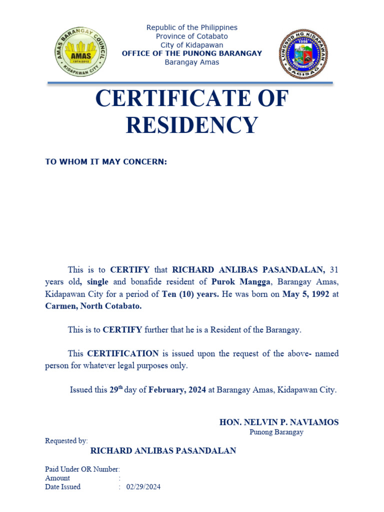 BARANGAY ID | PDF