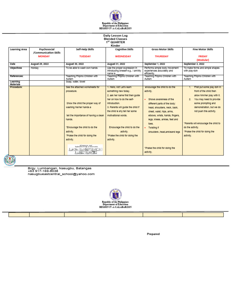 PRAP - Q1 Week2 - Set1-DLL-2022-23 | PDF
