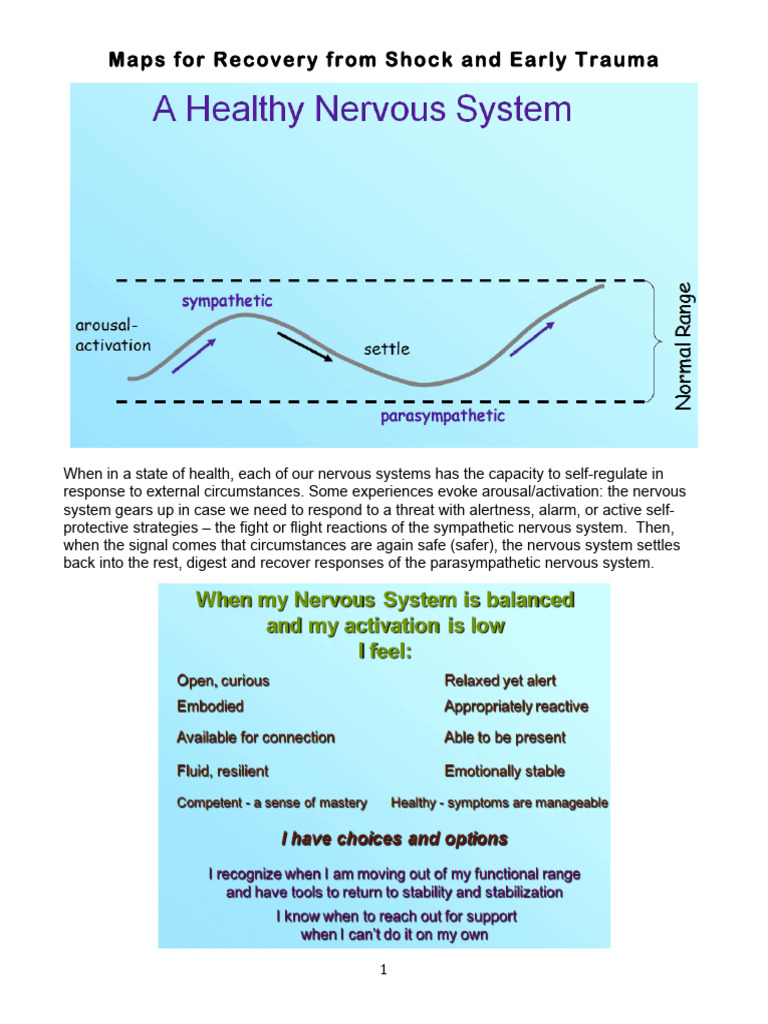 Trauma Recovery and Nervous System Healing | PDF | Attachment Theory ...