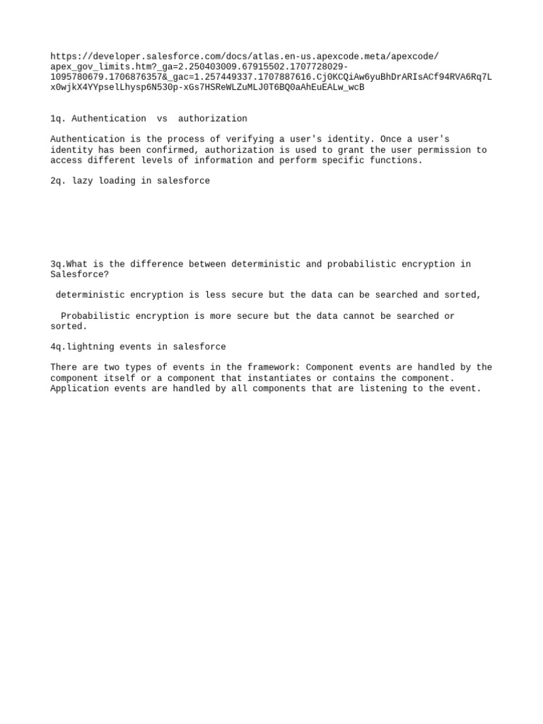 Salesforce Interview Que Pdf