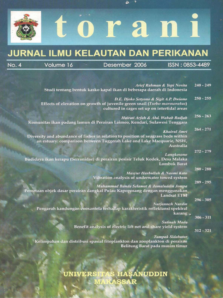 Yopi N. Studi Tentang Bentuk Kasko Kapal Ikan Di Beberapa Daerah Di ...