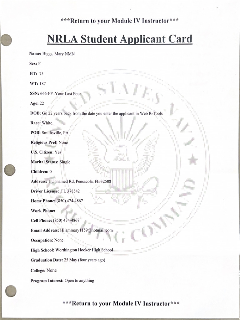 NRLA Student App | PDF