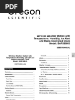 Ultronic LCD Weather Clock Guide | PDF | Clock | Time
