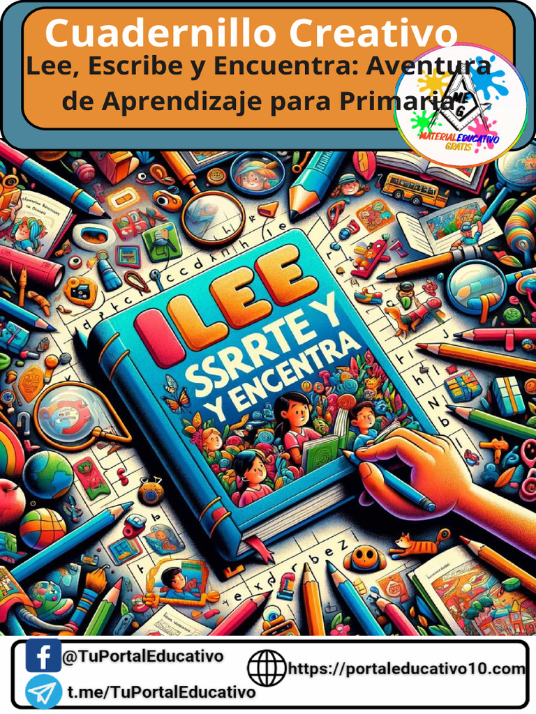 Cuadernillo Lee, Escribe y Encuentra Aventura de Aprendizaje Para ...
