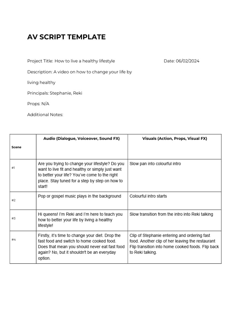A - V Script | PDF | Vitamin | Determinants Of Health